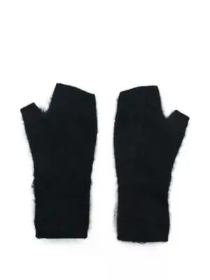 THOM KROM Brushed Cashmere Fingerless Gloves