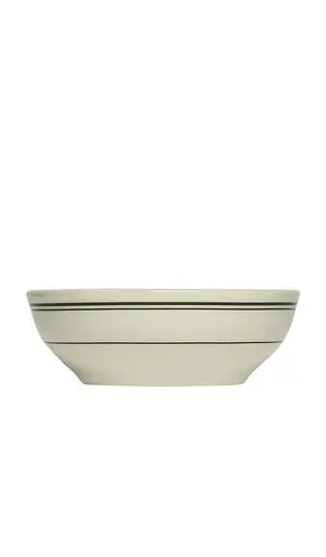 FISH'S EDDY Greenband Bowl In White - N,a