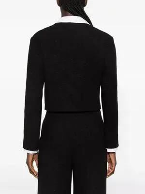 Maje Button-up Cropped Jacket