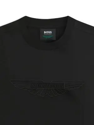 BOSS X Aston Martin Logo-detail T-shirt - Black