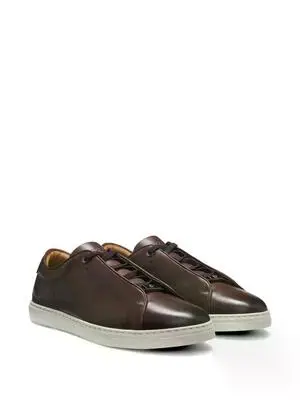 BOSS Gary Brushed Leather Sneakers