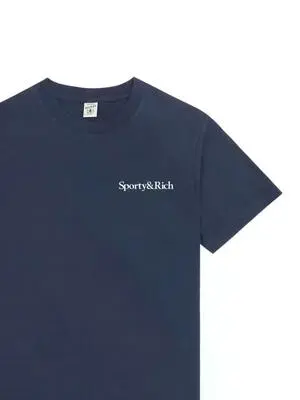 Sporty & Rich Short-sleeve Logo-detail T-shirt