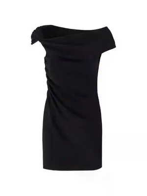 Pinko Off-shoulder Draped Dress