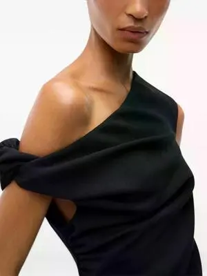 Pinko Off-shoulder Draped Dress