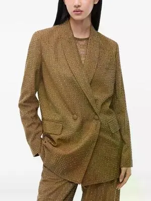 Pinko Stud-embellished Double-breasted Blazer