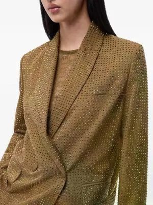 Pinko Stud-embellished Double-breasted Blazer