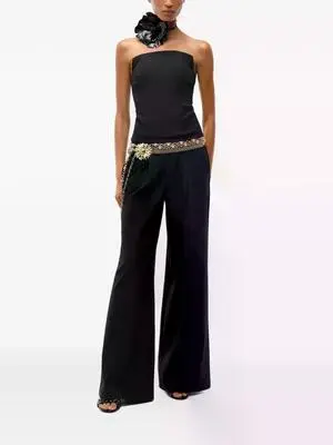 Pinko Strapless Wide-leg Jumpsuit