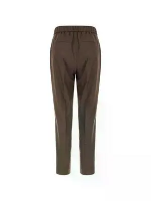 Peserico Bead-embellished Elasticated Trousers