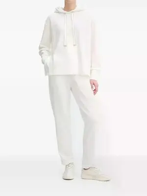 Luisa Spagnoli Drawstring Embroidered Hoodie
