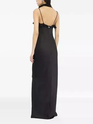 ROTATE BY BIRGER CHRISTENSEN V-neck Slip Dress