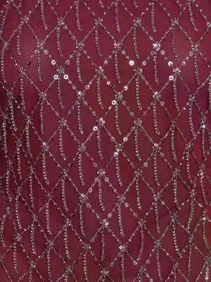 ROTATE BY BIRGER CHRISTENSEN Sequins Mini Flared Dress