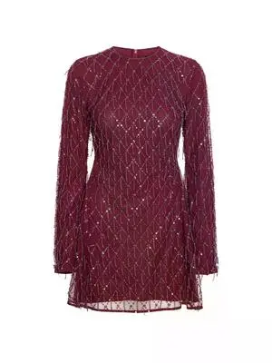 ROTATE BY BIRGER CHRISTENSEN Sequin Embellished Mini Dress