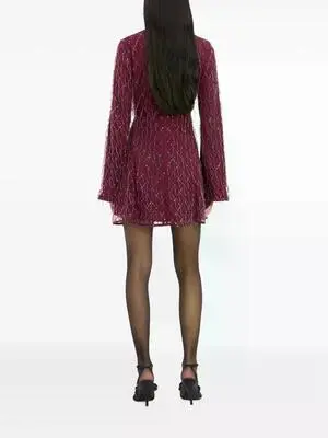 ROTATE BY BIRGER CHRISTENSEN Sequin Embellished Mini Dress