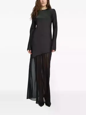 ROTATE BY BIRGER CHRISTENSEN Maxi Ls Slit Dress