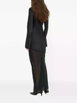 ROTATE BY BIRGER CHRISTENSEN Maxi Ls Slit Dress