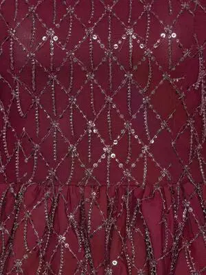 ROTATE BY BIRGER CHRISTENSEN Sequins Bubble Top Dark