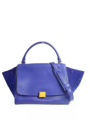 Celine Trapeze Shoulder Bag - Blue
