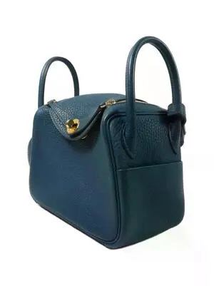 Hermès Mini Lindy Cross Body Bag - Blue