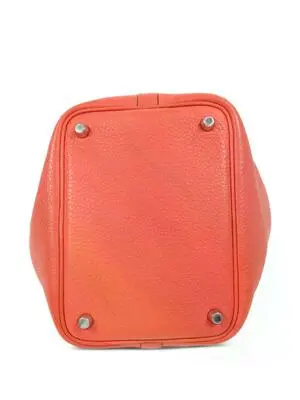 Hermès Picotin Leather Tote Bag - Pink