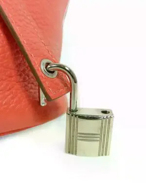 Hermès Picotin Leather Tote Bag - Pink
