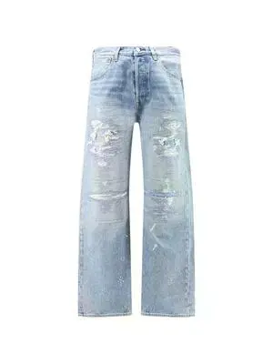 LEVI'S 501 Loose Distressed Jeans - Blue
