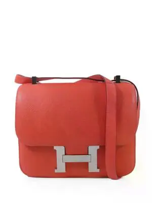 Hermès 24 Constance Shoulder Bag - Red