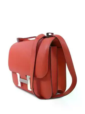 Hermès 24 Constance Shoulder Bag - Red