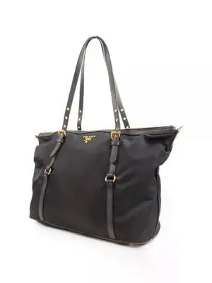 Prada Tessuto Tote Bag - Blue