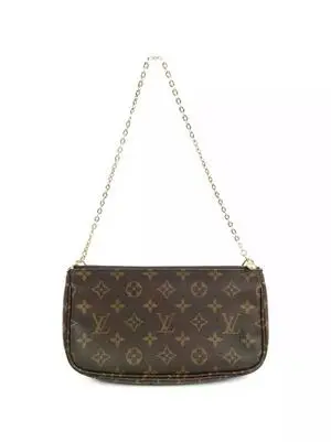LOUIS VUITTON Multi Pochette Accessoires Monogram Shoulder Bag - Brown