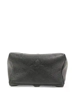 LOUIS VUITTON Monogram Empreinte Leather Backpack - Black