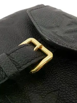 LOUIS VUITTON Monogram Empreinte Leather Backpack - Black