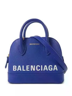 Balenciaga Ville Xxs Shoulder Bag - Blue