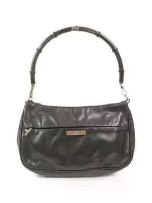 Gucci 2000's Bamboo Shoulder Bag - Black