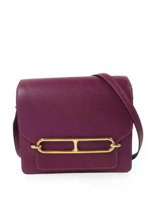 Hermès Mini Roulis Cross Body Bag - Purple