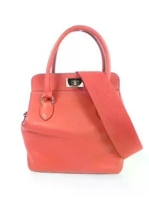 Hermès 2017 Tool Box 20 Small Shoulder Bag - Red