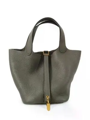 Hermès 18 Lock Picotin Tote Bag - Grey
