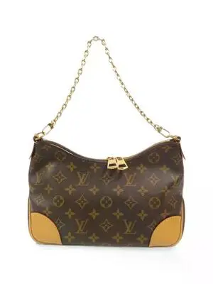 LOUIS VUITTON Monogram Boulogne Shoulder Bag - Brown