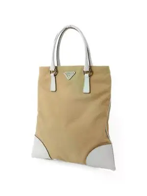 Prada Triangle-logo Tote Bag