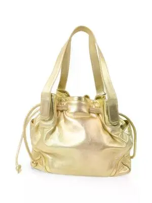 Loewe Drawstring Leather Shoulder Bag