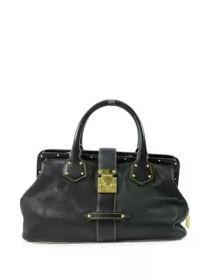 LOUIS VUITTON Louis Vuitton Suhali Lingenieux PM Handbag Black