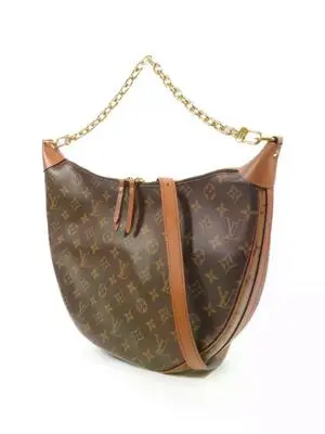LOUIS VUITTON Monogram Crescent-shape Hobo Shoulder Bag