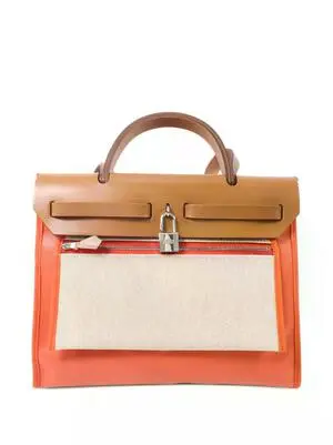 Hermès Herbag Pm Two-way Handbag - Orange