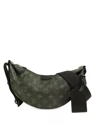 LOUIS VUITTON Monogram Eclipse Hamac Shoulder Bag - Black
