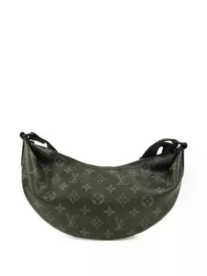 LOUIS VUITTON Monogram Eclipse Hamac Shoulder Bag - Black