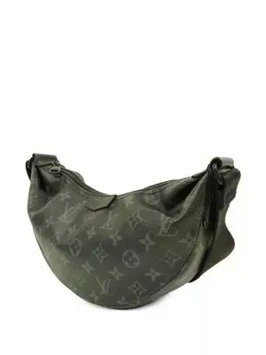 LOUIS VUITTON Monogram Eclipse Hamac Shoulder Bag - Black