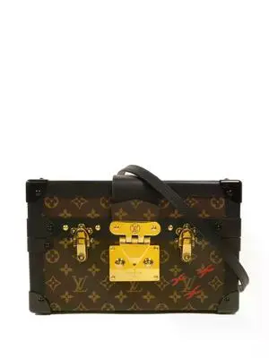 LOUIS VUITTON Monogram Petite Malle Shoulder Bag - Brown
