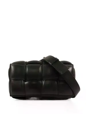 Bottega Veneta Cassette Intrecciato Padded Mini Bag - Black