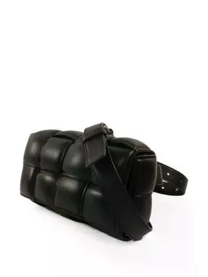 Bottega Veneta Cassette Intrecciato Padded Mini Bag - Black