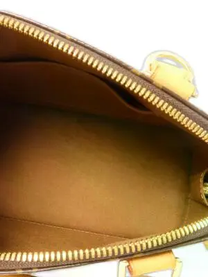 LOUIS VUITTON Monogram Canvas Bb Alma Handbag - Brown