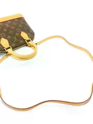 LOUIS VUITTON Monogram Canvas Bb Alma Handbag - Brown